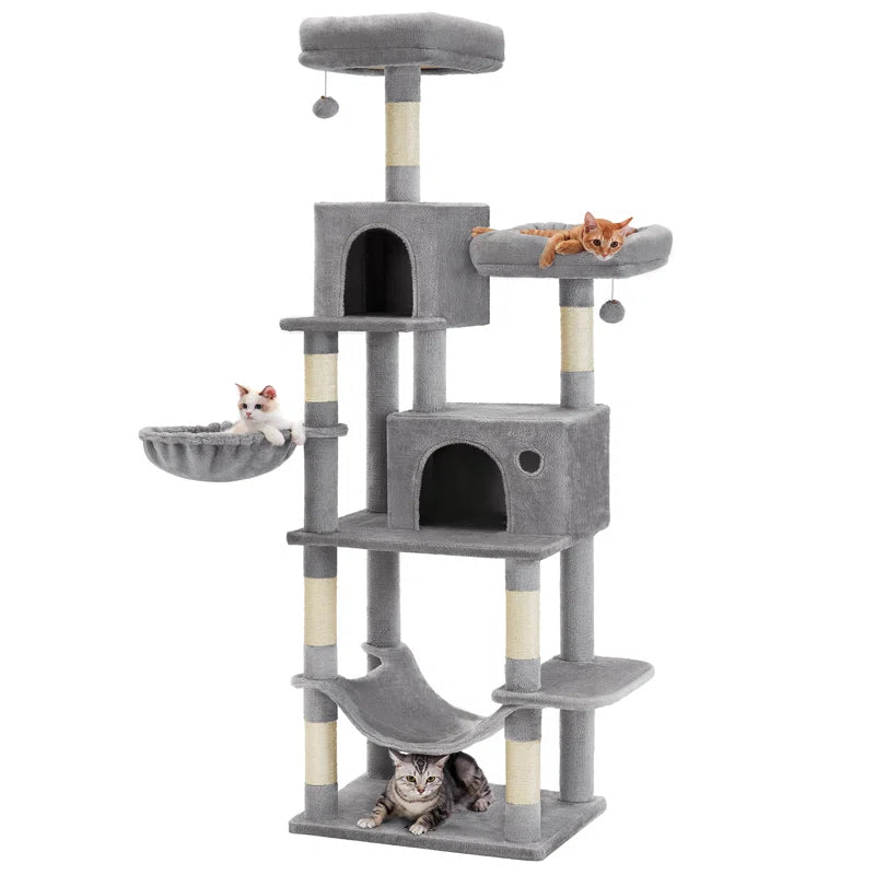Elevate Your Cat's Playtime with the Timmins 78.3" Multi-Level Cat Tre