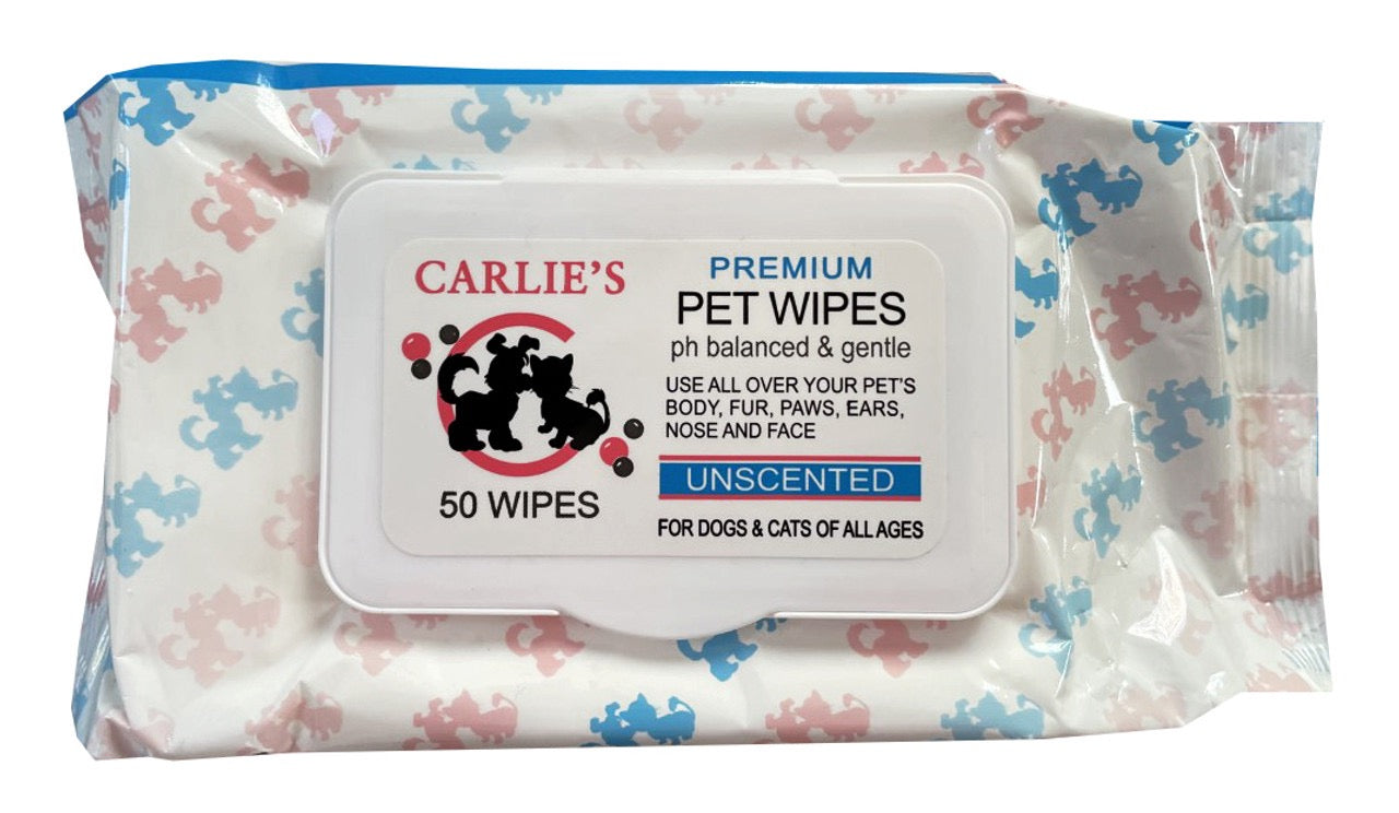 Scoochie Carlie's Premium MultI Purpose Pet Wipes 50PK